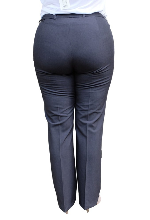 MODINA SPODNIE GARNITUROWE SZARE MO05 > My Size sklep duże rozmiary ...